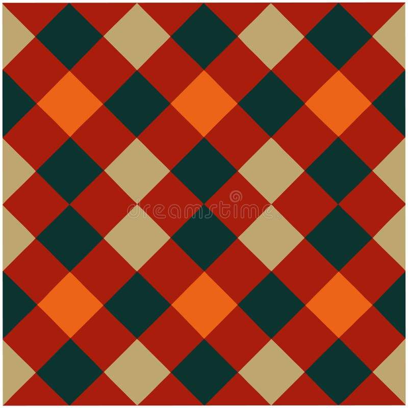 Argyle Background Pattern Design Vector Art. Stock Vector ...