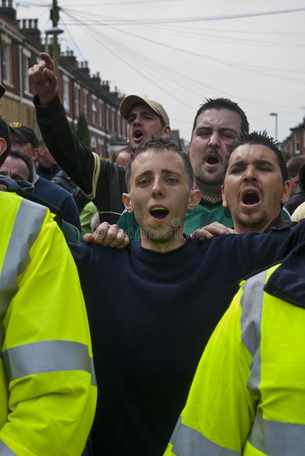 Argyle Miasta Exeter Fan Plymouth Rywala Krzyk Zdjęcie Editorial ...