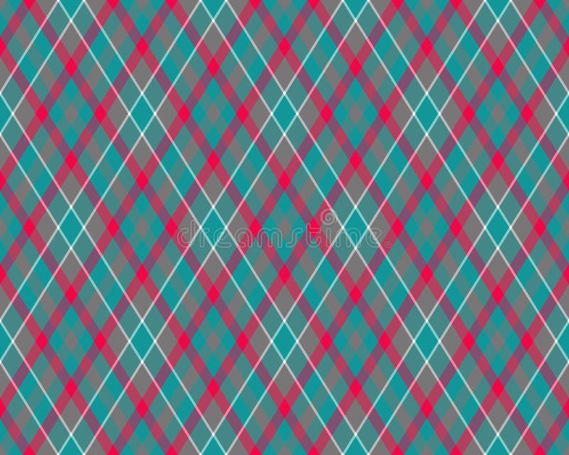 Geometric Harlequin Patterns with Rhombus Grid Stock Illustration - Illustration of detailed ...