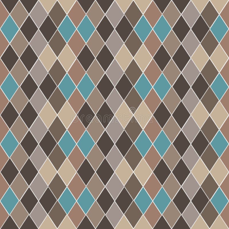 Argyle Pattern Sweater Seamless Pattern Texture of Vector Stock ...