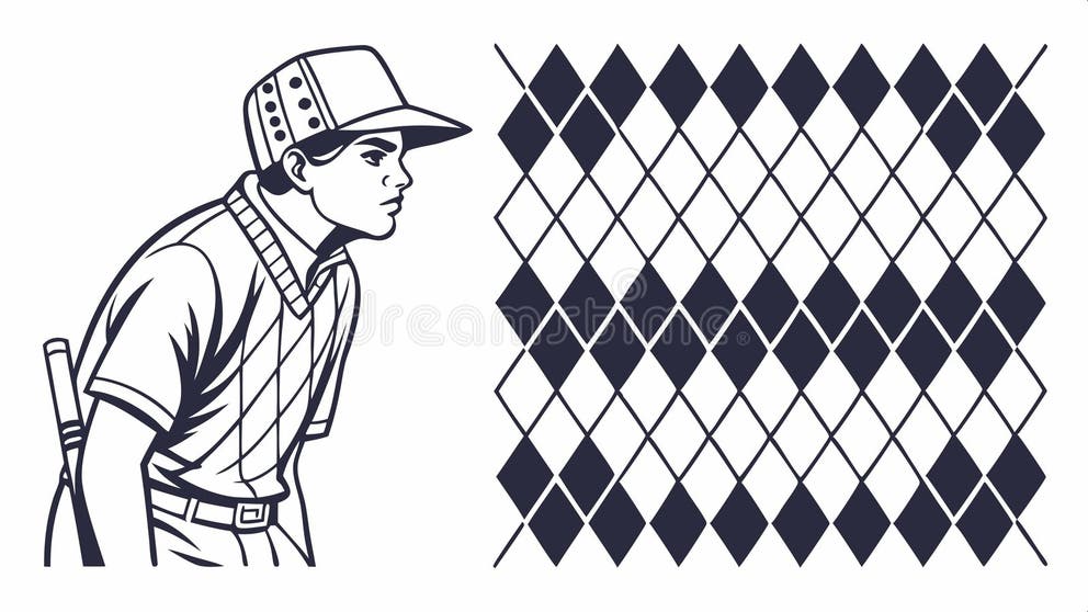 Argyle Pattern Textile, Classic Fabric Design Vector Design Generative ...