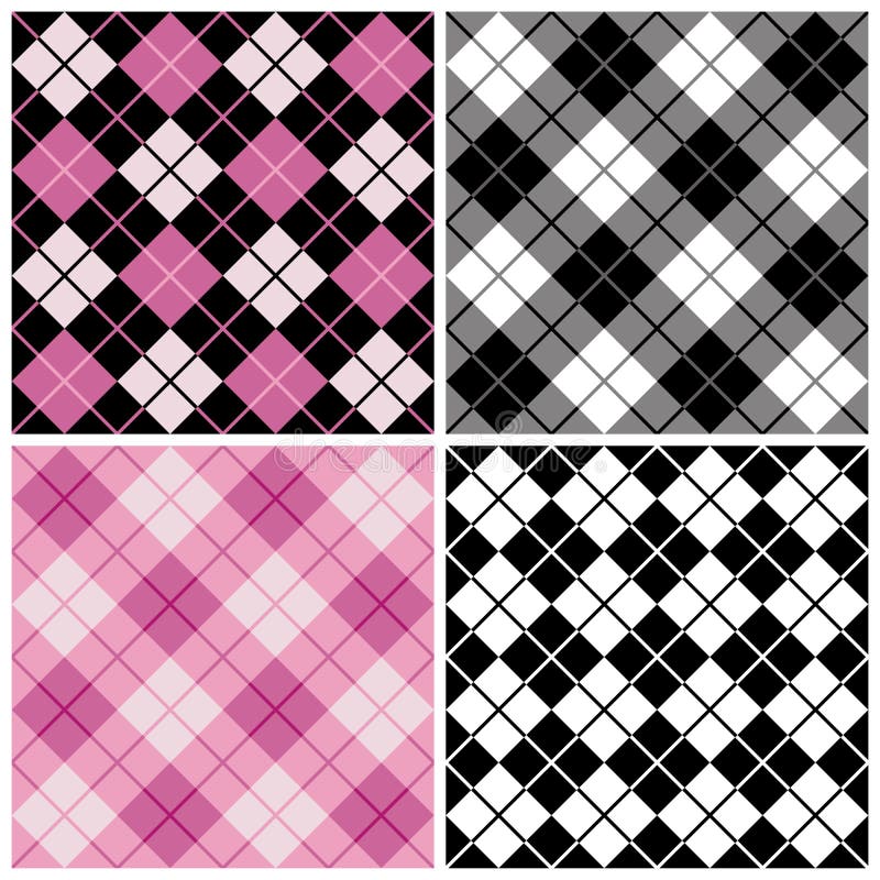 Pink And Black Patterns