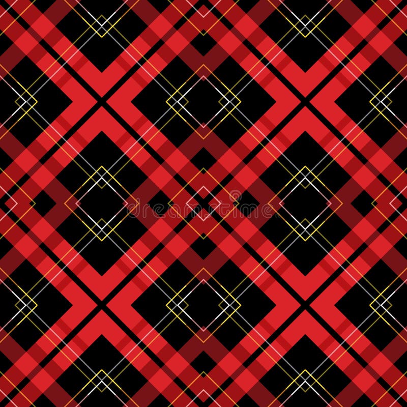 Argyle Seamless Buffalo Plaid Check Pattern. Lumberjack Buffalo Plaid ...