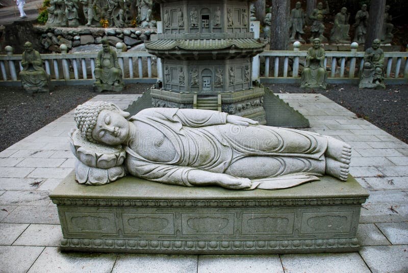 Arhat Statues of the Umpenji Temple in Miyoshi, Japan. Editorial Image ...