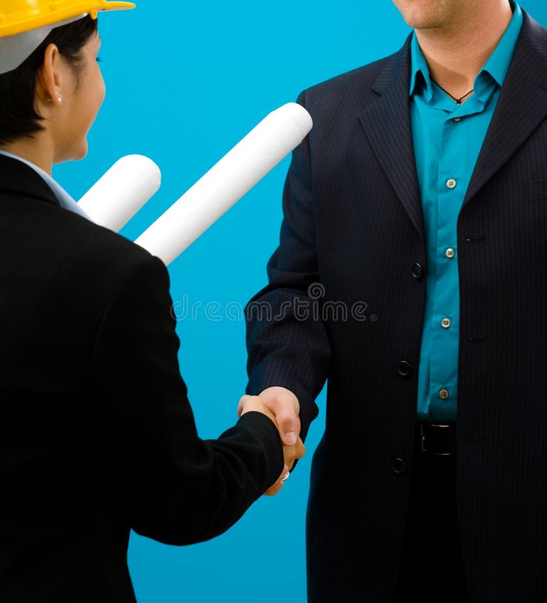 Blue Collar Worker Shaking Hands Stock Photos - Free & Royalty-Free ...