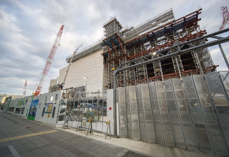 Ariake Arena Under Construction, Japan Tokyo Editorial Stock Photo ...