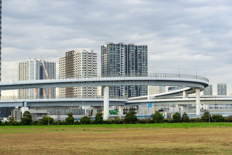 Ariake Garden Under Construction, Japan Tokyo Editorial Stock Image ...