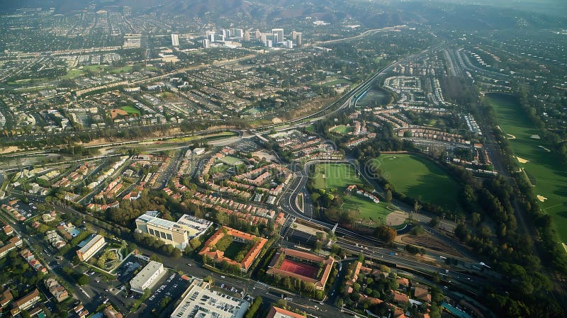 Drone Birds Eye View To the City Stock Photo - Image of city, flyover ...