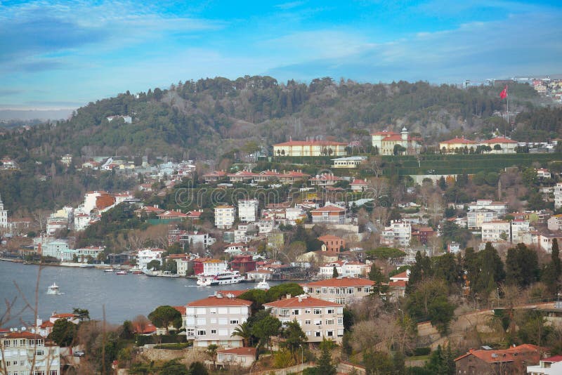 Arial View of Istanbul Asian Side Urban Building Blocks Stock Image ...