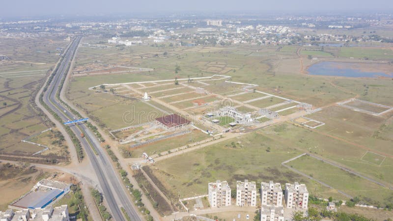 Arial View of Raipur city stock photo. Image of rajnandgaon - 183421432