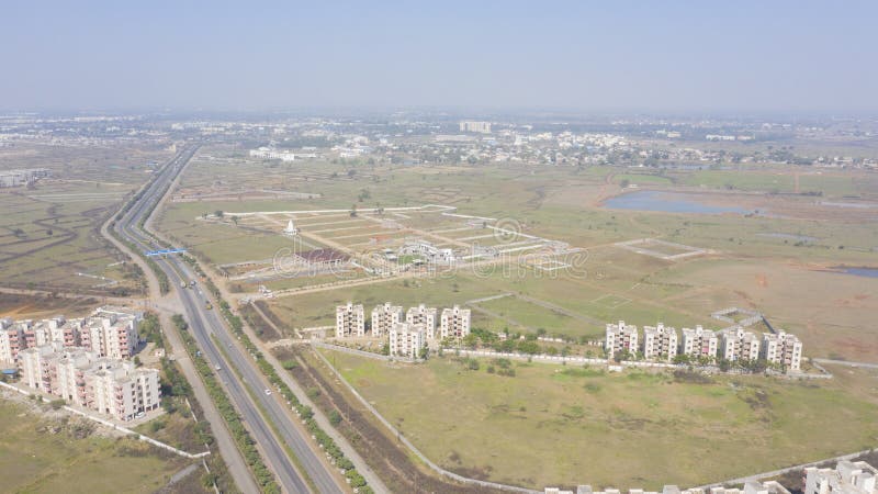 Arial View of Raipur city stock image. Image of durg - 183422637