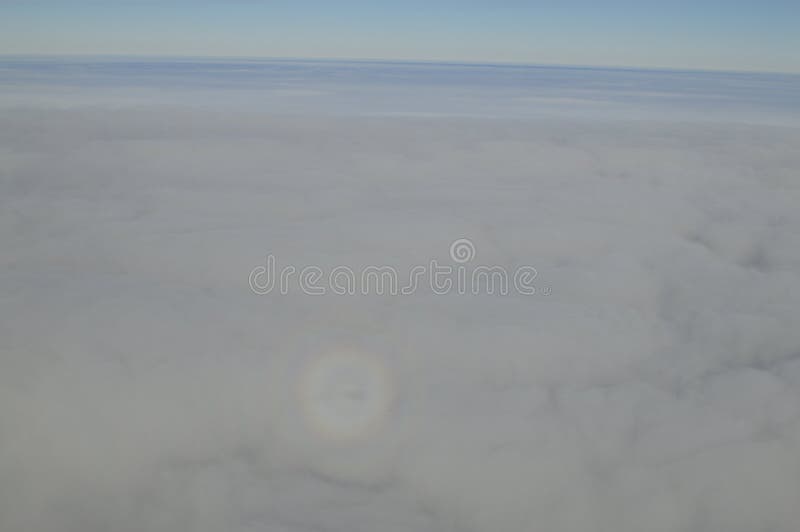 Arial View from the Window Plain Stock Image - Image of land, green ...