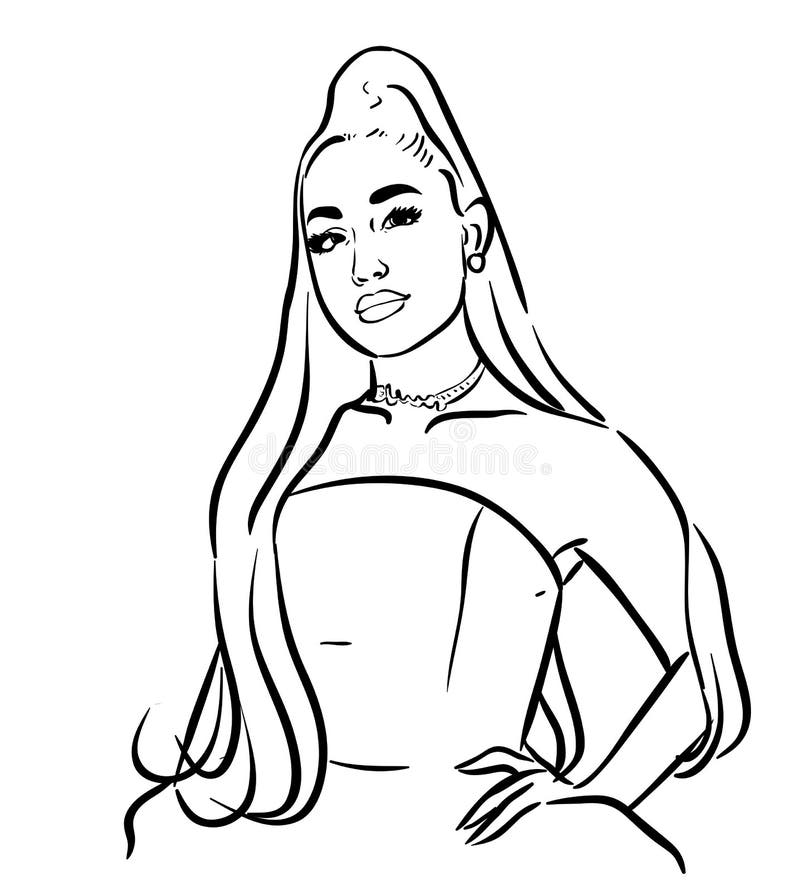 Ariana Grande Illustration Stock Illustrations – 4 Ariana Grande ...