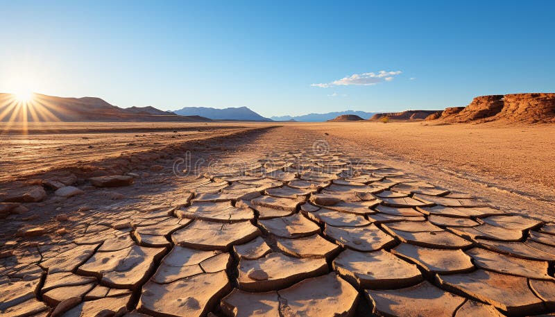Arid Climate, Extreme Terrain, Eroded Sand Dunes, Remote Beauty in ...