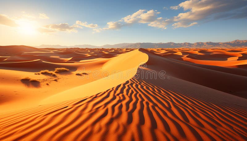 Arid Climate, Striped Mountain, Remote Beauty in Nature, Tranquil Scene ...