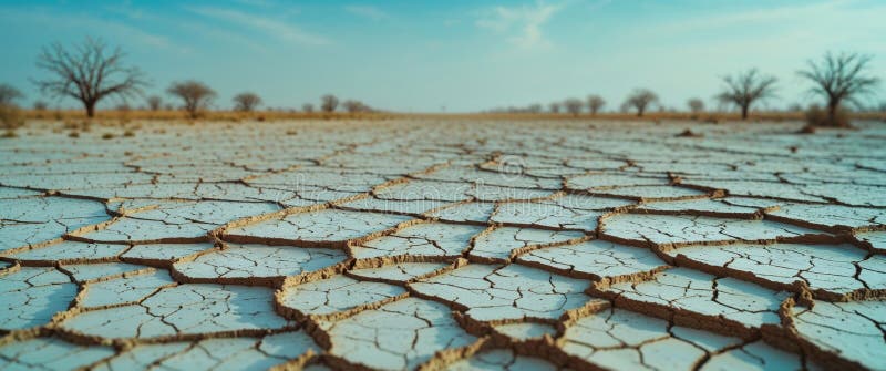 Arid Cracked Land Surface Reveals Effects of Drought in Dry Climate ...