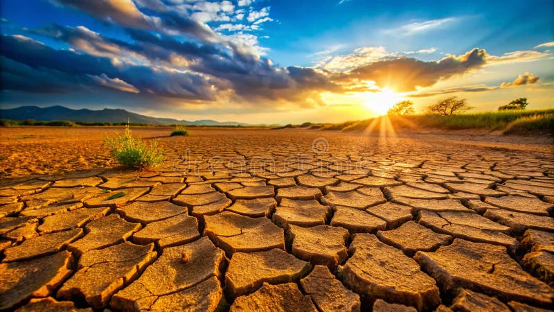 Arid Earth Texture Capturing the Desiccation and Resilience of Natures ...