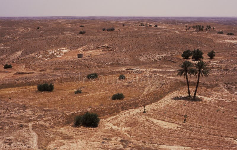 Arid landscape stock photo. Image of sahara, landscape - 4107004
