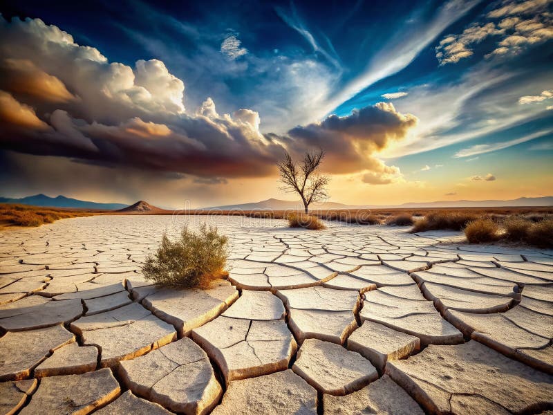 Arid Landscape Devastating Effects of Drought and Water Scarcity on ...