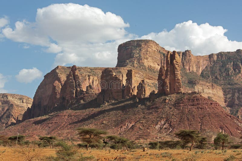 Landscape in Tigray Province, Ethiopia Stock Photo - Image of makale ...