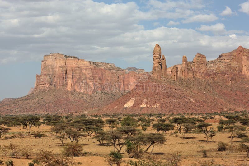 Landscape in Tigray Province, Ethiopia Stock Photo - Image of hawzien ...