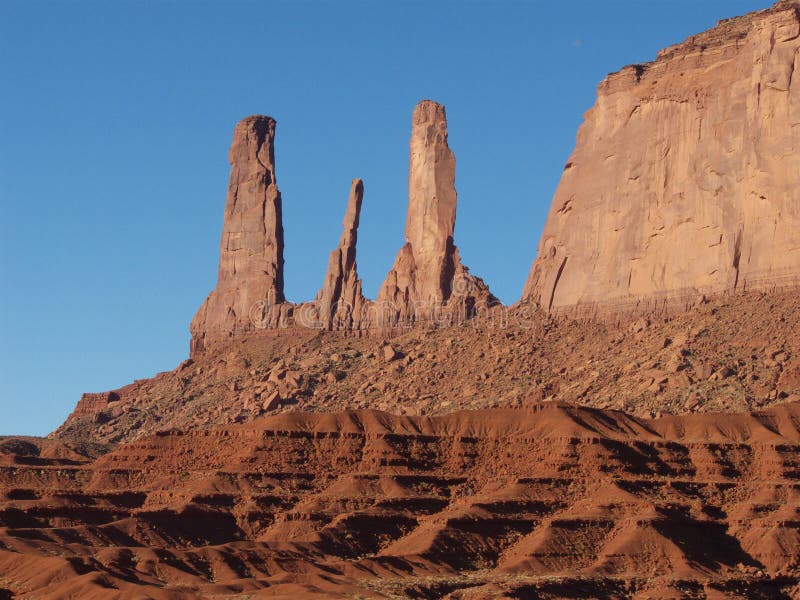 Arid Rockscape stock photo. Image of arizona, arid, blue - 10064046