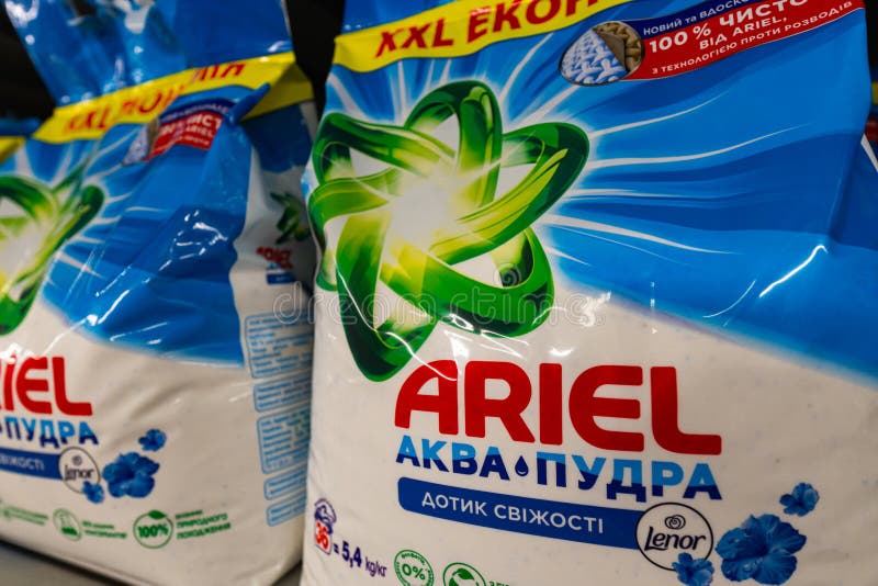 Ariel Laundry Powder editorial photo. Image of clean - 334680461