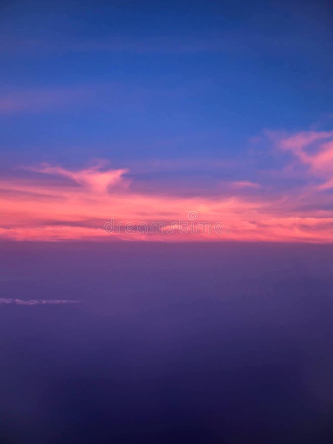 Ariel View Clouds Sky Sunset Above City Stock Photos - Free & Royalty ...