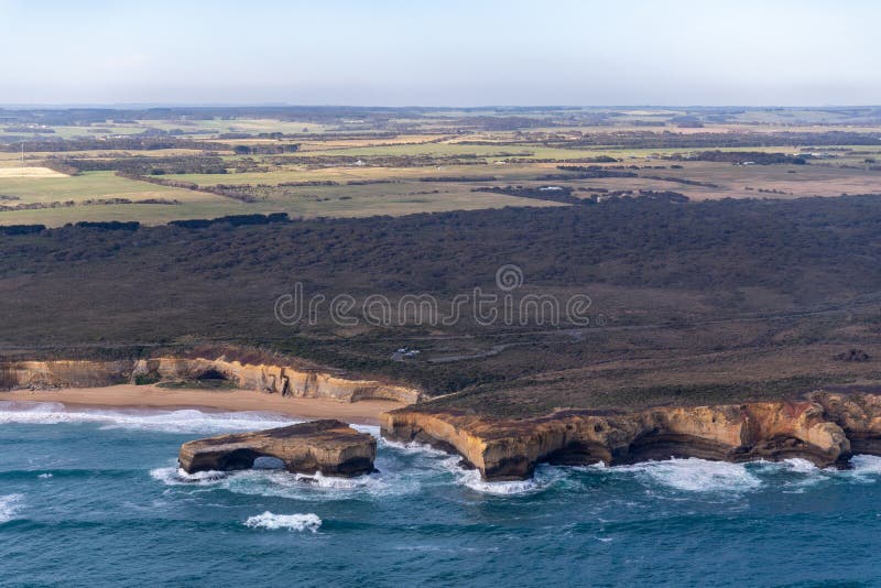 Ariel View of London Bridge Australia Stock Photo - Image of beautiful ...
