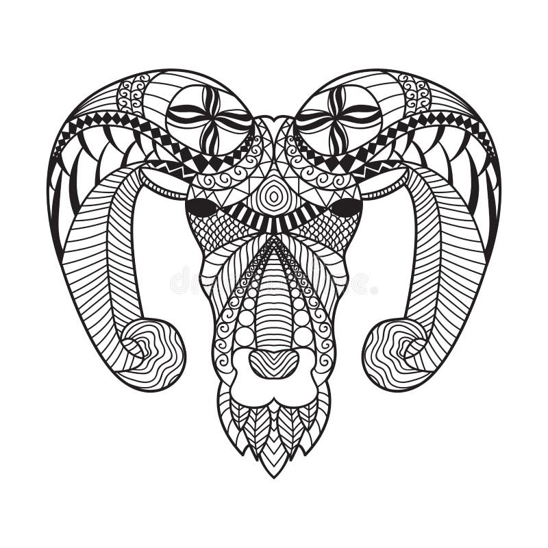 Aries Coloring Pages Stock Illustrations – 44 Aries Coloring Pages ...