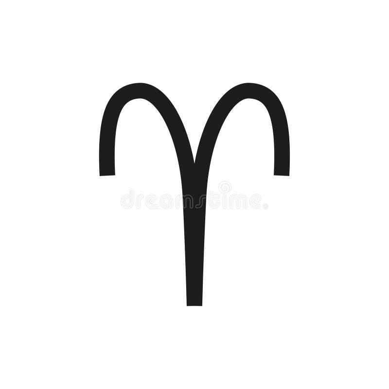 Aries Sign. Vector Illustration. EPS 10 Stock Vector - Illustration of ...