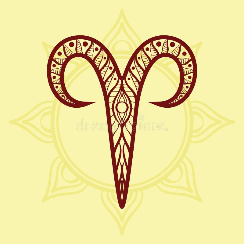 Aries. Vector Illustration Decorative Design Stock Vector ...