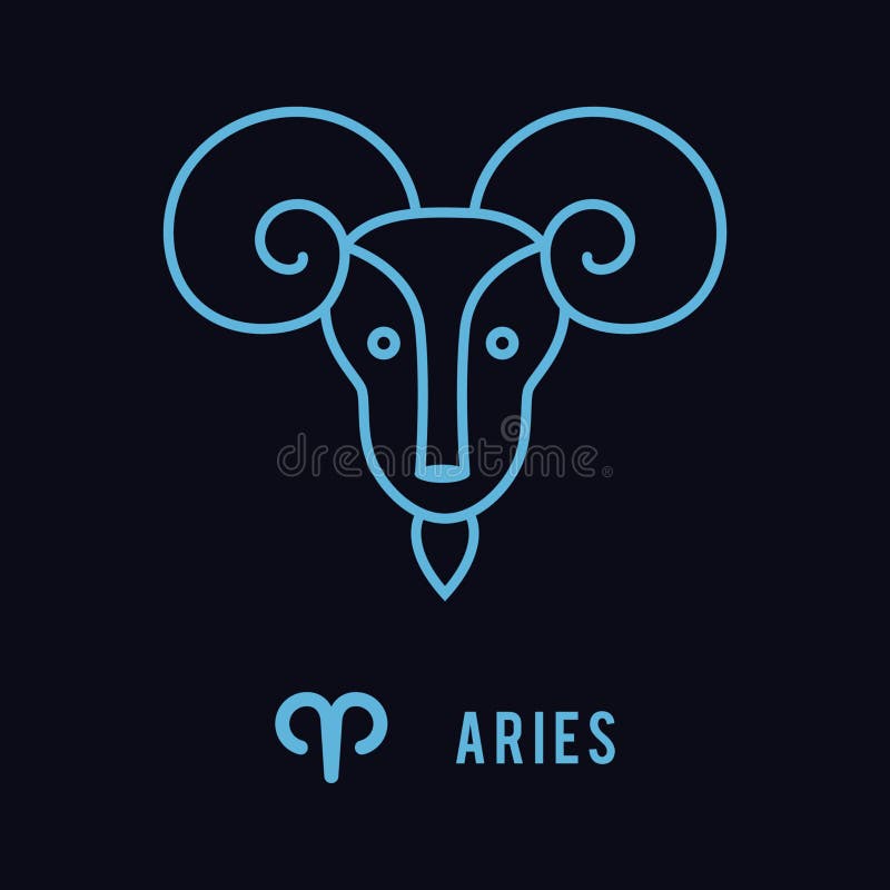 Aries. Vector Illustration Decorative Design Stock Vector ...