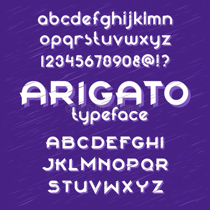 Arigato Color Typeface Stock Illustrations – 7 Arigato Color Typeface ...