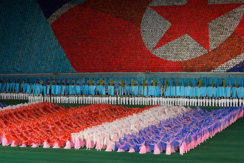 Arirang Mass Games 2011 in DPRK Editorial Photo - Image of coordination ...