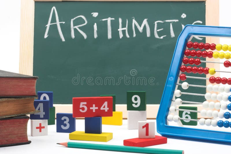 Arithmetic stock photo. Image of read, color, elementary - 10570684