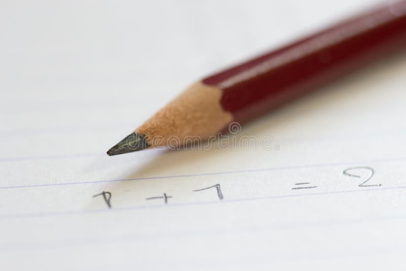 Arithmetic stock photo. Image of exercise, excercise - 25053302