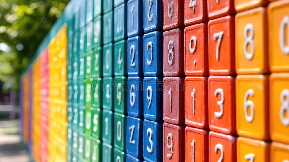 Arithmetic Multiplication Tables Stock Illustration - Illustration of ...