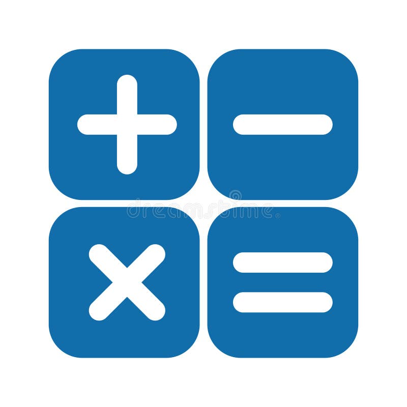 Arithmetic signs box stock illustration. Illustration of icon - 73284865