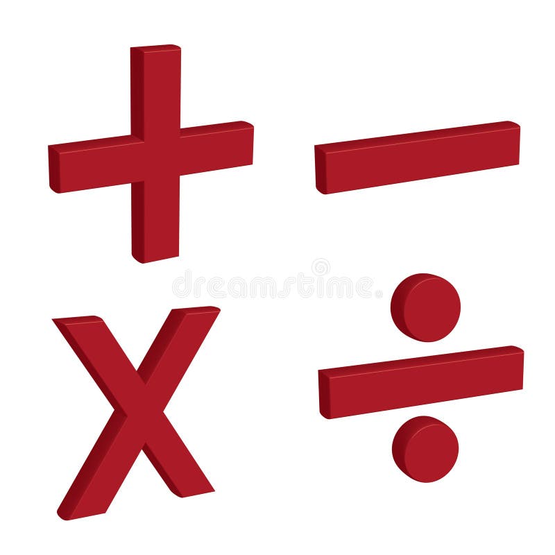 Arithmetic Symbols stock illustration. Illustration of illustration ...