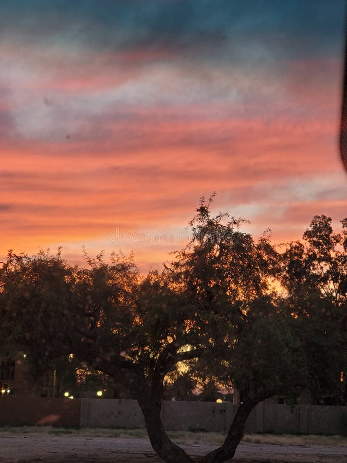 Arizona Beauty Sunset stock photo. Image of arizona - 230420104