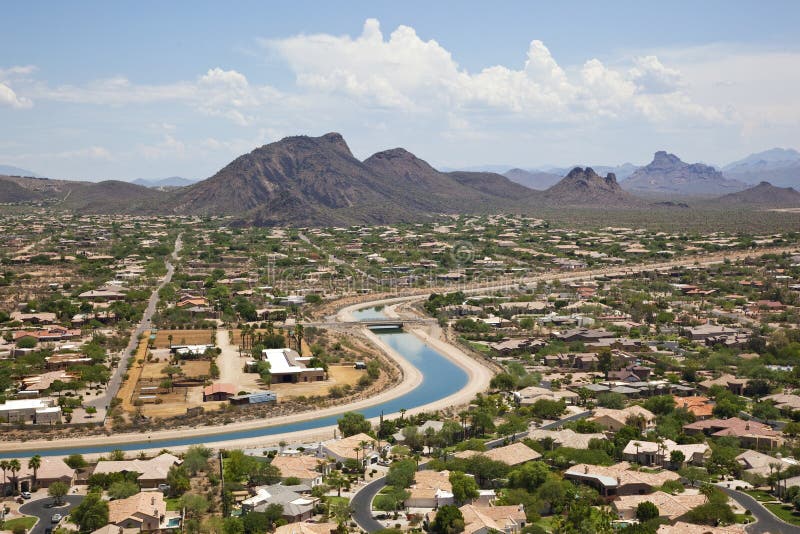 Arizona Canal Picture. Image: 26079038
