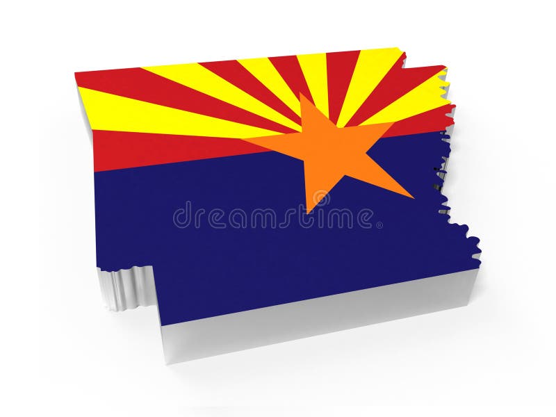 Arizona 3D stock illustration. Illustration of travel - 342806551