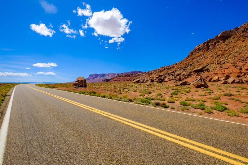 Arizona desert highway stock image. Image of beauty, rock - 92038539