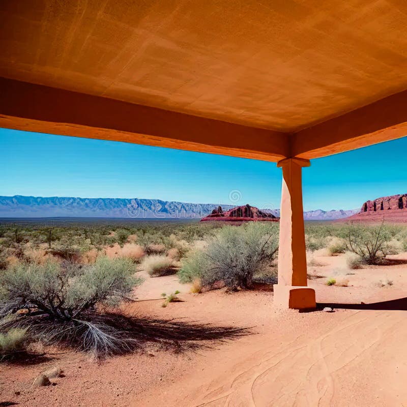 Arizona Desert Mountain Range Landscape Stock Image - Image of ...