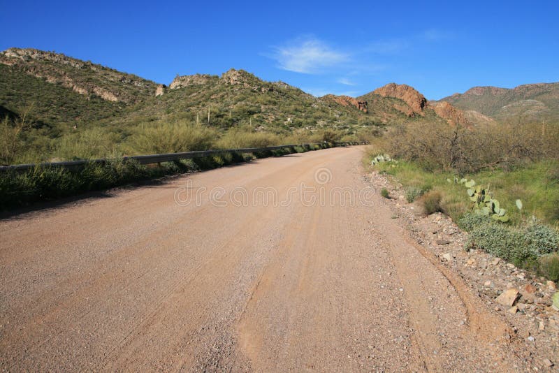 Arizona dirt road stock image. Image of desert, rural - 14272869
