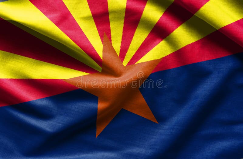 Arizona State Flag stock photo. Image of arizona, phoenix - 14742496