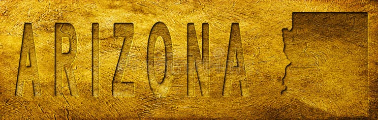 Arizona Grunge Gold Texture Stock Illustration - Illustration of grunge ...