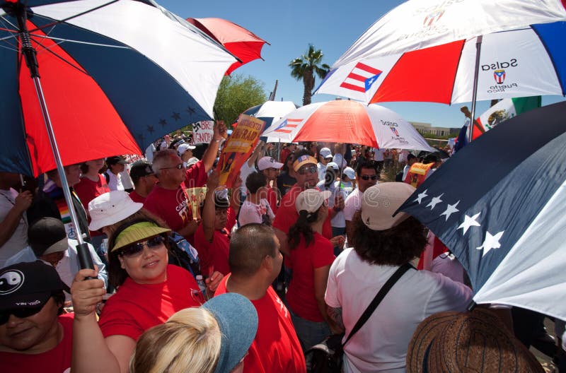 Arizona Immigration SB1070 Protest Rally Editorial Stock Photo - Image ...