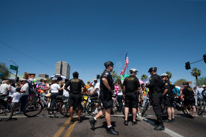 Arizona Immigration SB1070 Protest Rally Editorial Stock Photo - Image ...